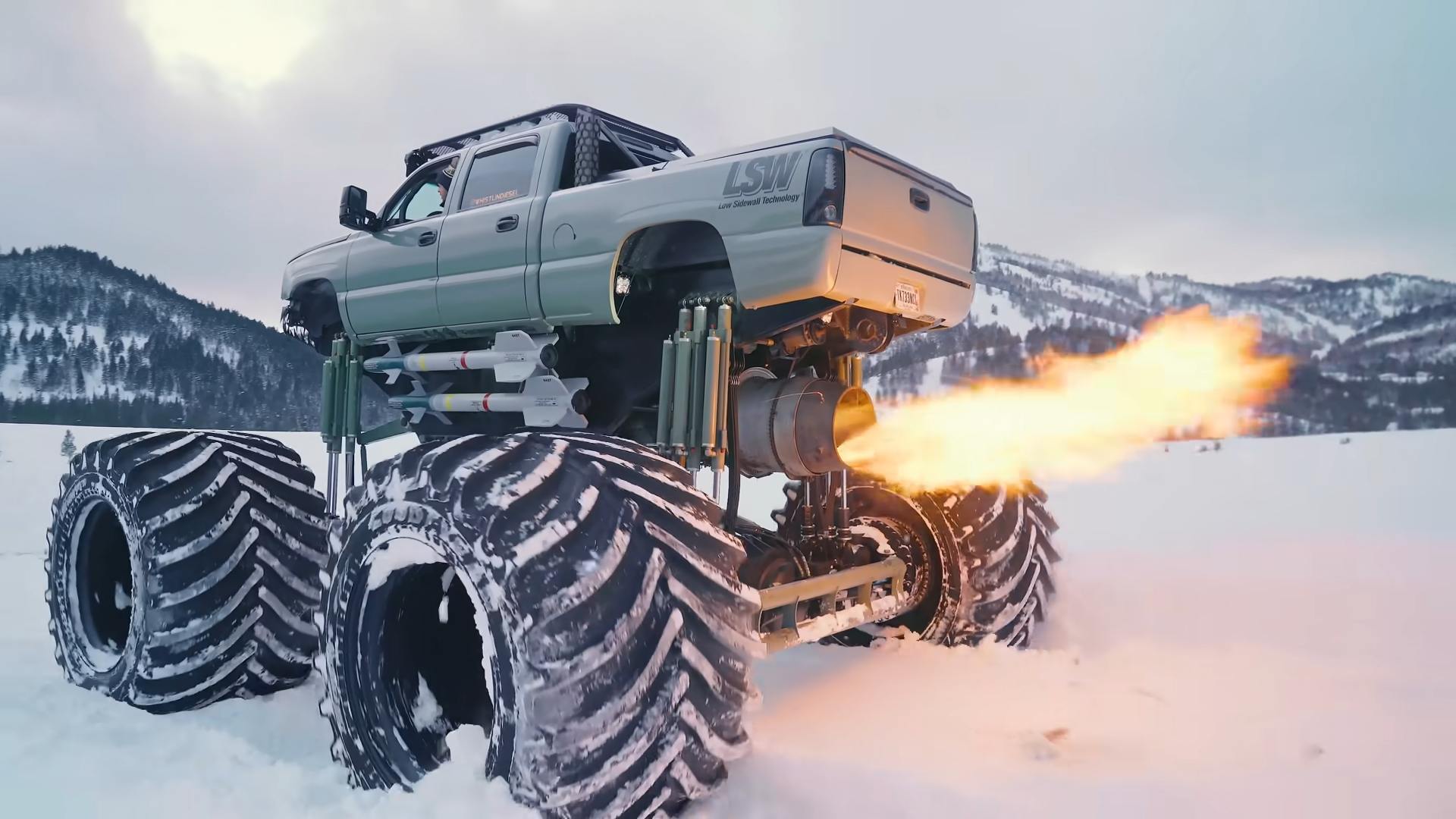 We Put a Fighter Jet Engine on a Pickup Truck