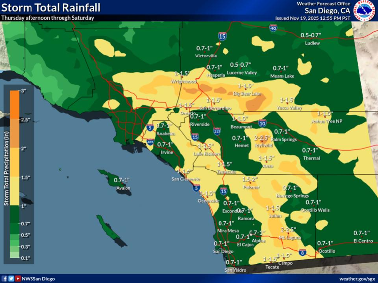 Another Storm Bringing Rain, Snow To SoCal: Latest Timeline
