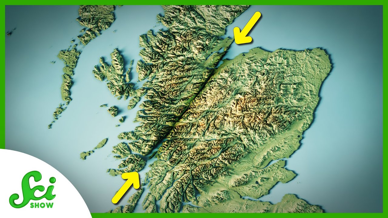 Why there's a straight line through Scotland