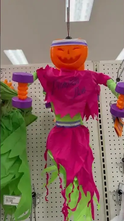 Halloween workout motivation at Target