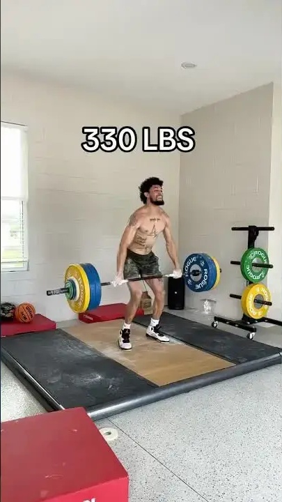 Maxing out my power clean