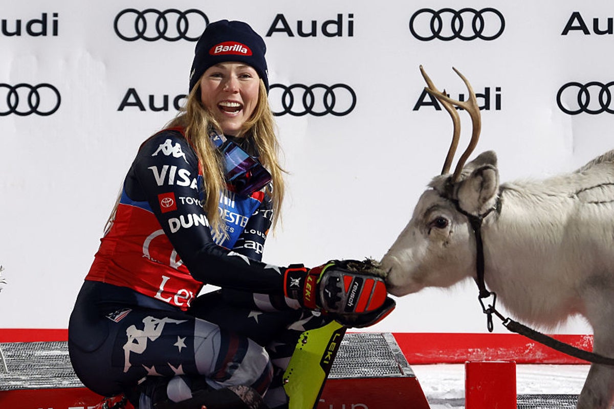 Shiffrin wins record-extending 102nd World Cup in slalom season opener