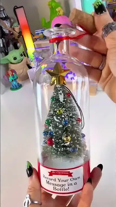 Mr Christmas message in a bottle ASMR unboxing