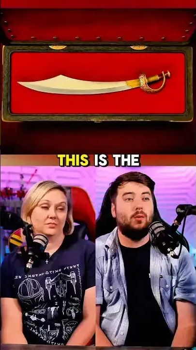 That’s a sword!😱 The Addams Family reaction!