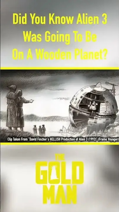 Did you know Alien 3 was going to be on a wooden planet? #shorts