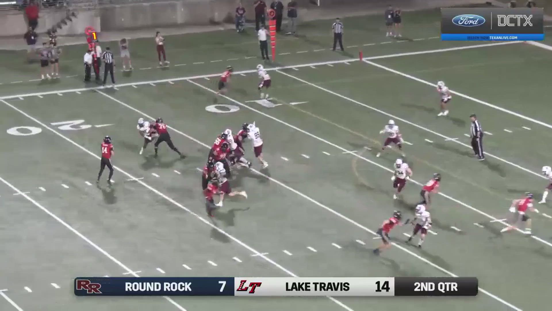 2025 UIL Football Playoffs Round Rock vs. Lake Travis Highlights