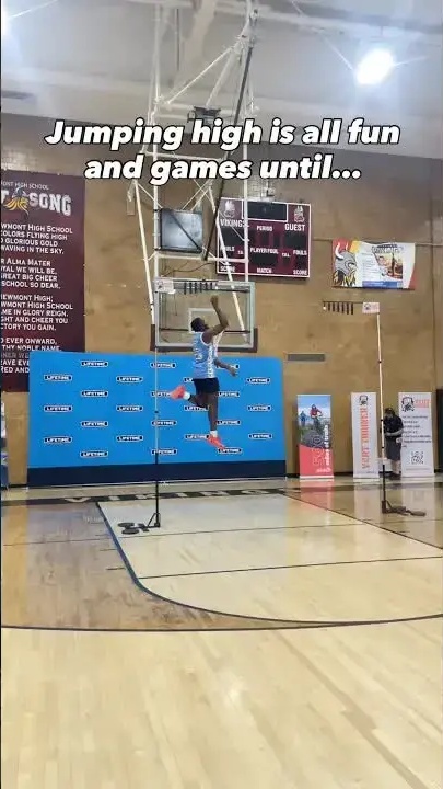 Jumping high is all fun and games until…