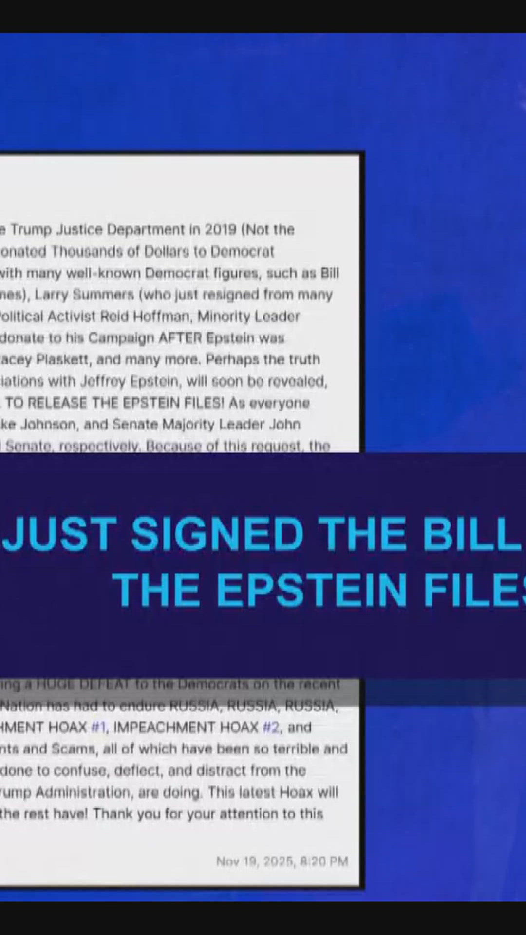 After Trump signs Epstein files bill, focus shifts to release timeline