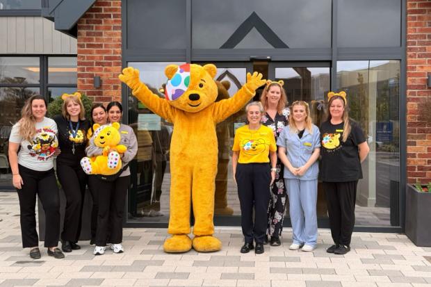 Pudsey Bear spreads joy during special charity day