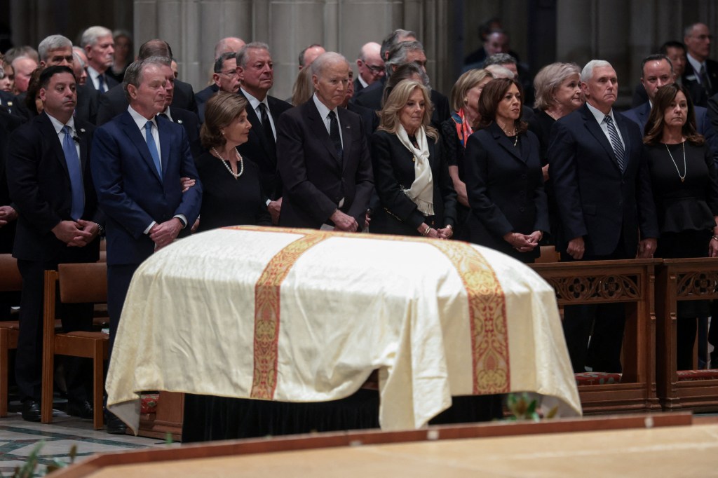 Kamala Harris and Jill Biden come face-to-face for first time since ex ...