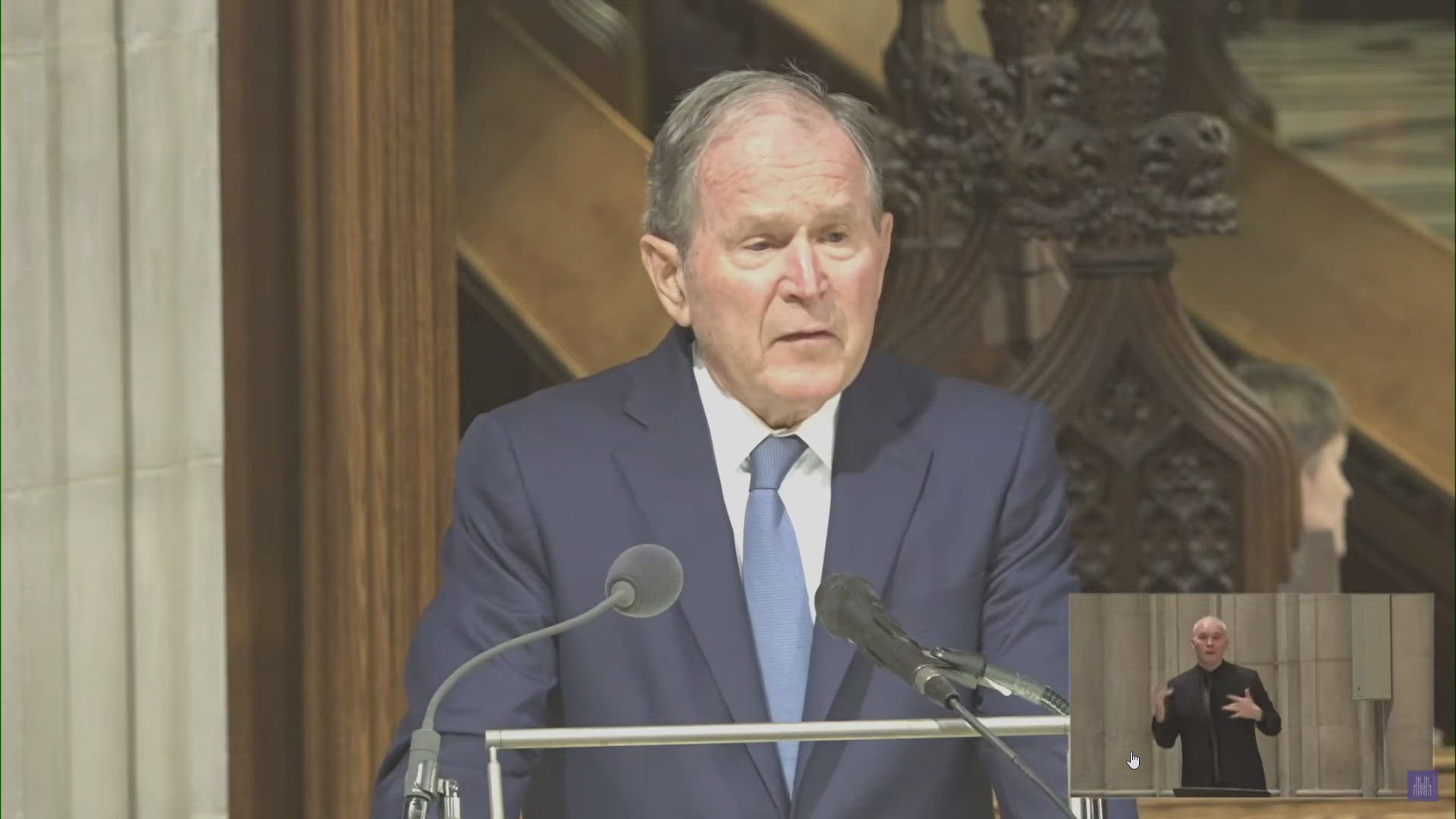 George W Bush reflects, offers memories and stories at Dick Cheney's ...