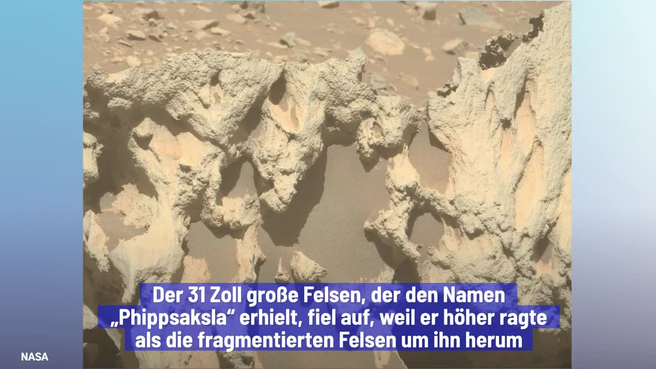 NASA-Rover findet ungewöhnlichen Felsen auf dem Mars – möglicher ...