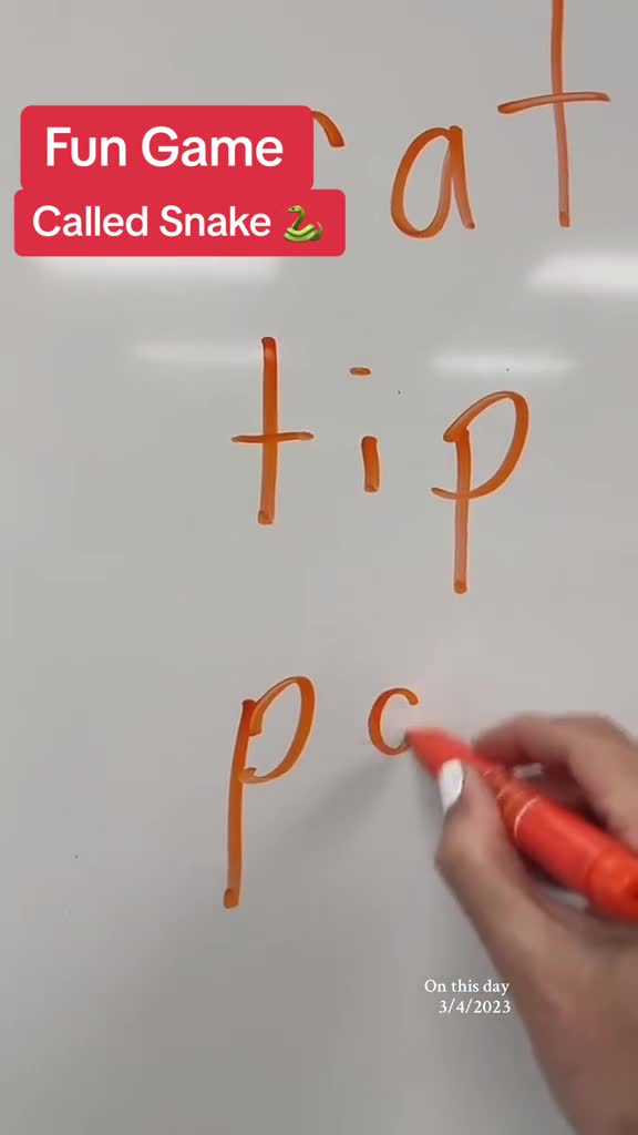 Try This Engaging Word Snake Game for Kids!