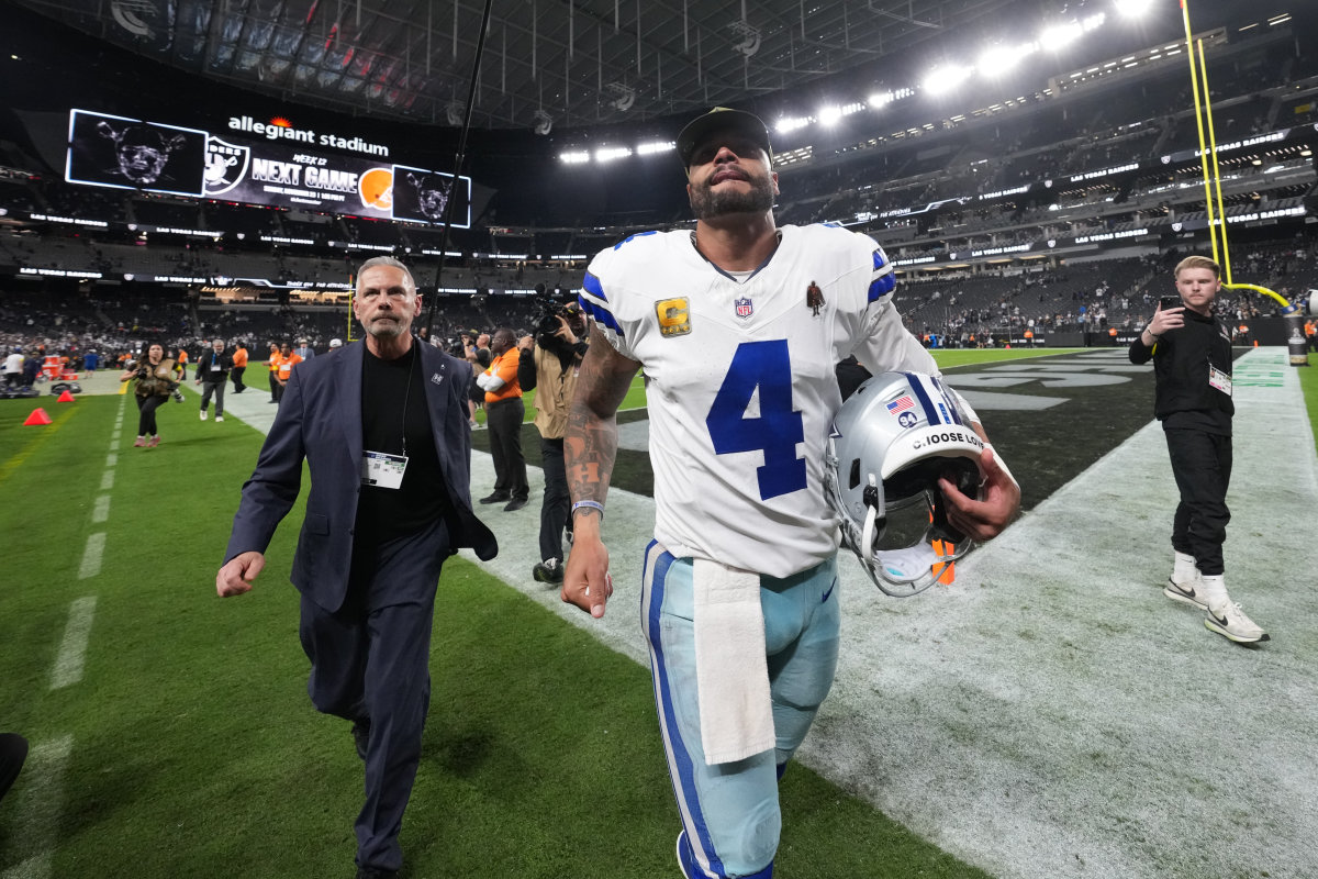 Dak Prescott Celebrates Big Win Over The Eagles Sunday Night