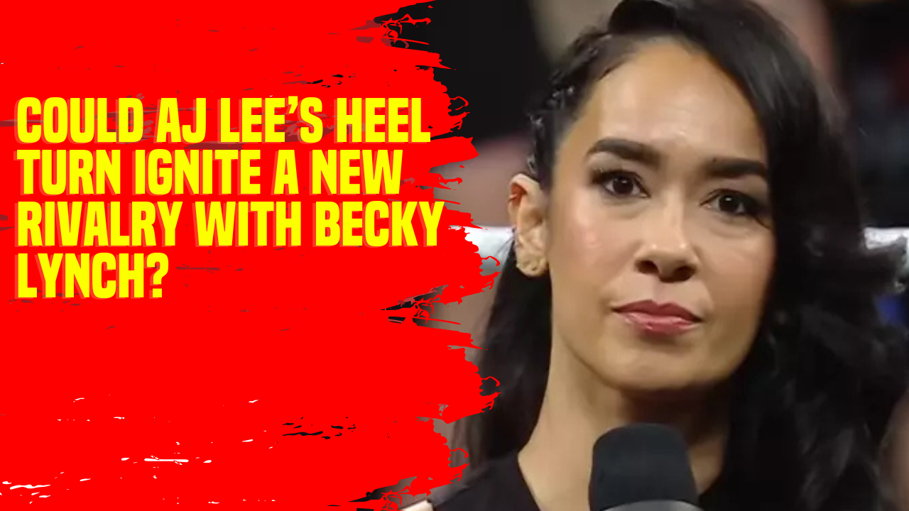 Could AJ Lee’s heel turn ignite a new rivalry with Becky Lynch #AJLee # ...