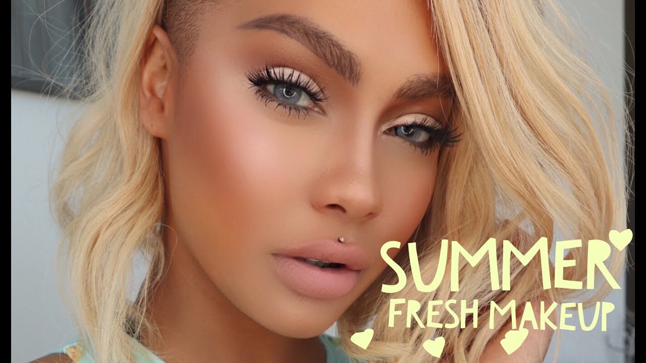 Summer fresh glam makeup tutorial | SonjdraDeluxe
