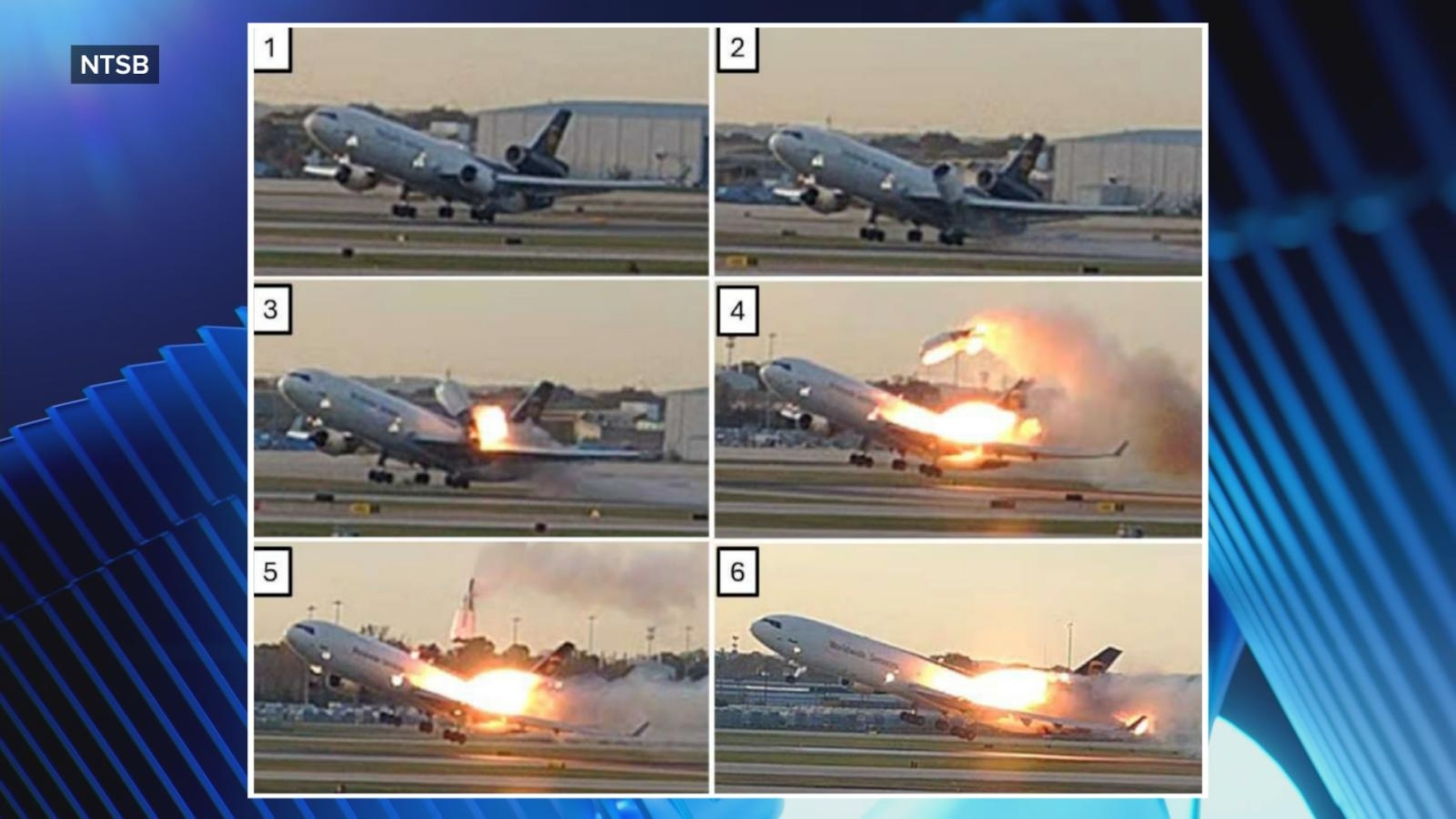 NTSB releases new images of UPS plane moments before crash