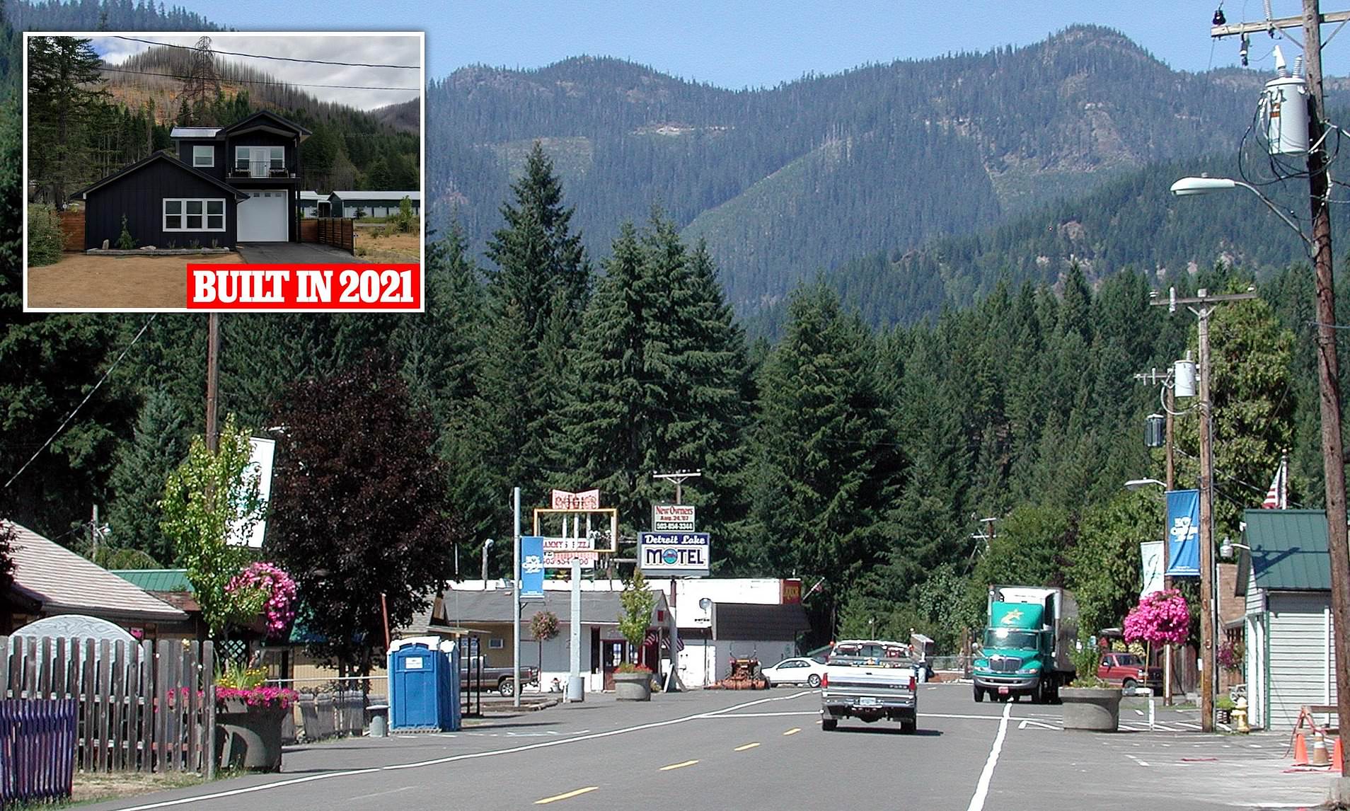 Lake town rebuilt in grand style after wildfires - but locals are ...