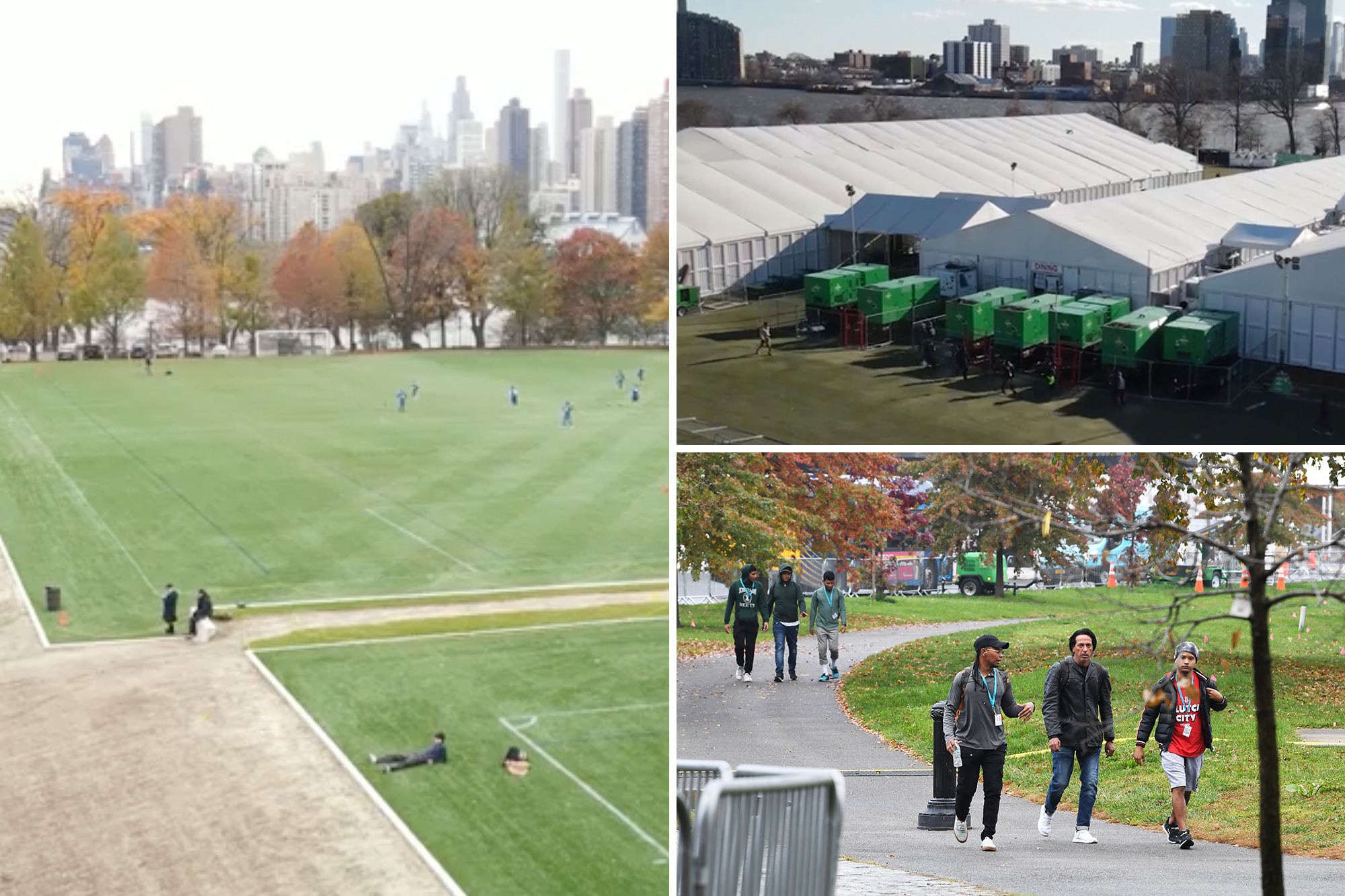 Randall’s Island soccer fields restored after being used as migrant ...