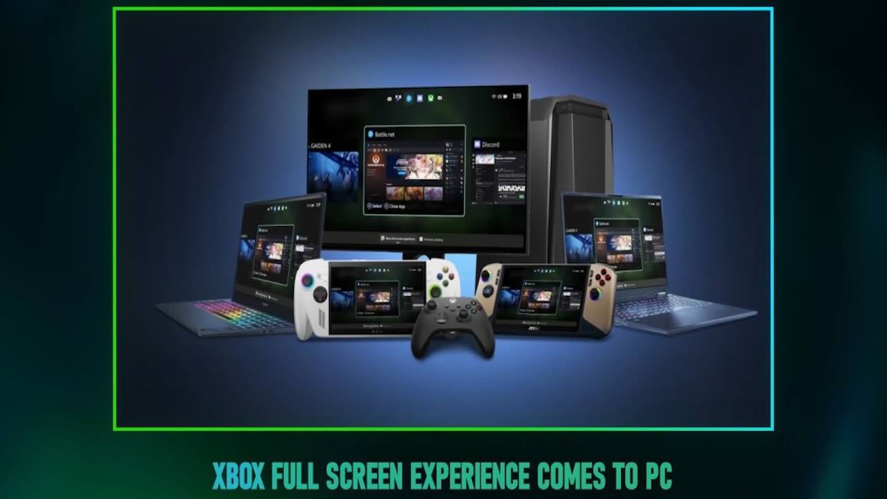 Xbox Full Screen Experience arriva anche sugli altri portatili Windows ...
