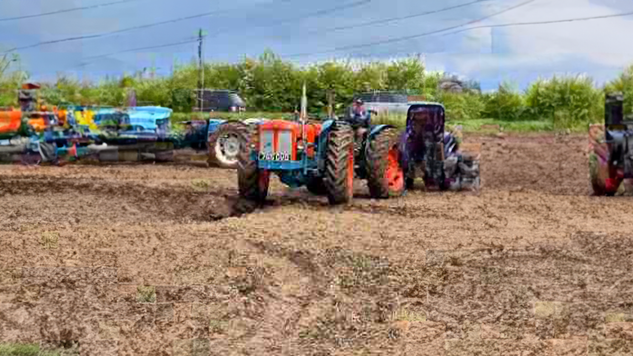 Triple D Tractor Ploughing: A Powerful Farming Machine in Action