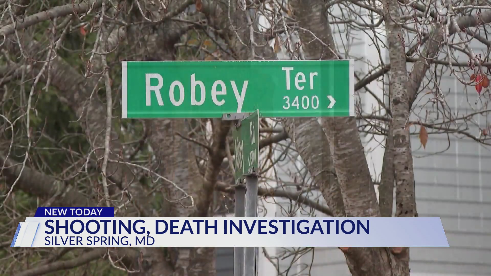 Shooting death investigation in Silver Spring