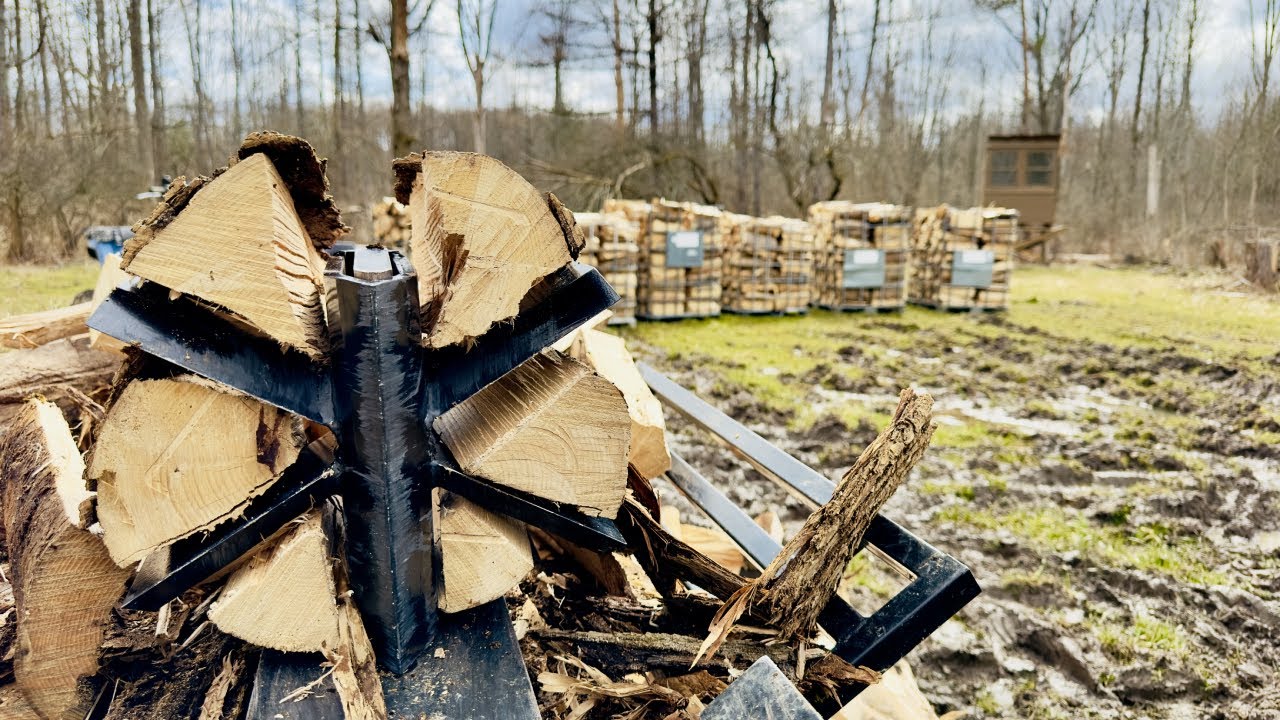 6-Way Wedge on 22 Ton Log Splitter