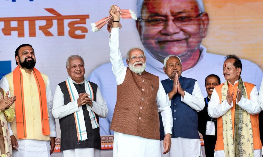 Gamcha, handshakes and hugs: Decoding PM Modi-Nitish Kumar Bihar reset