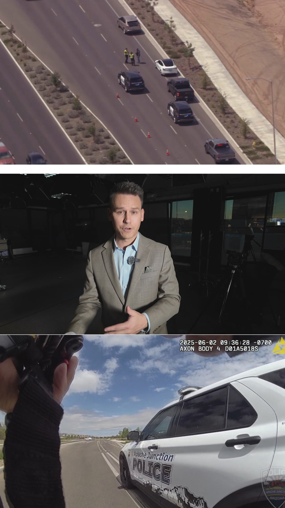Newly released bodycam footage in shooting of Apache Junction officer