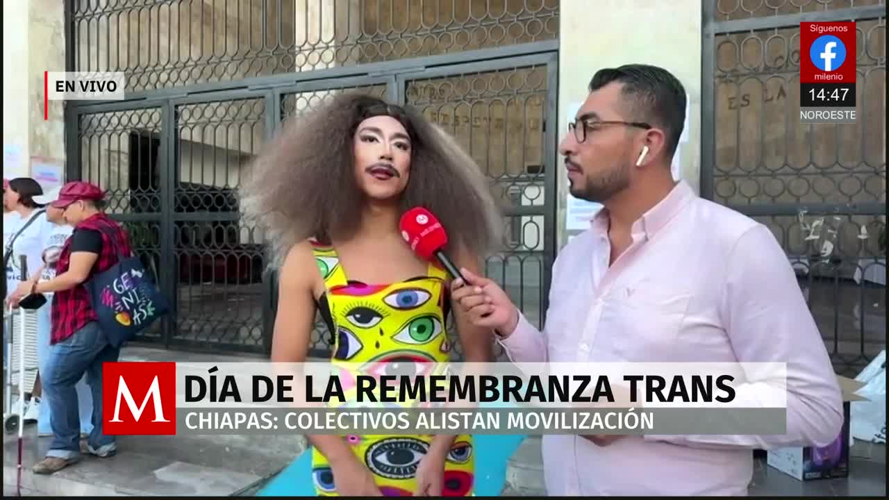 En Chiapas, se realiza una movilización por el Día de la Remembranza Trans