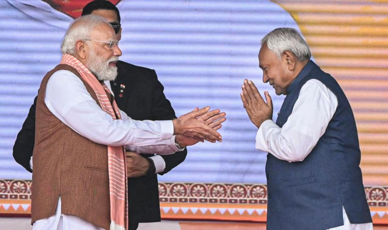 Gamcha, handshakes and hugs: Decoding PM Modi-Nitish Kumar Bihar reset