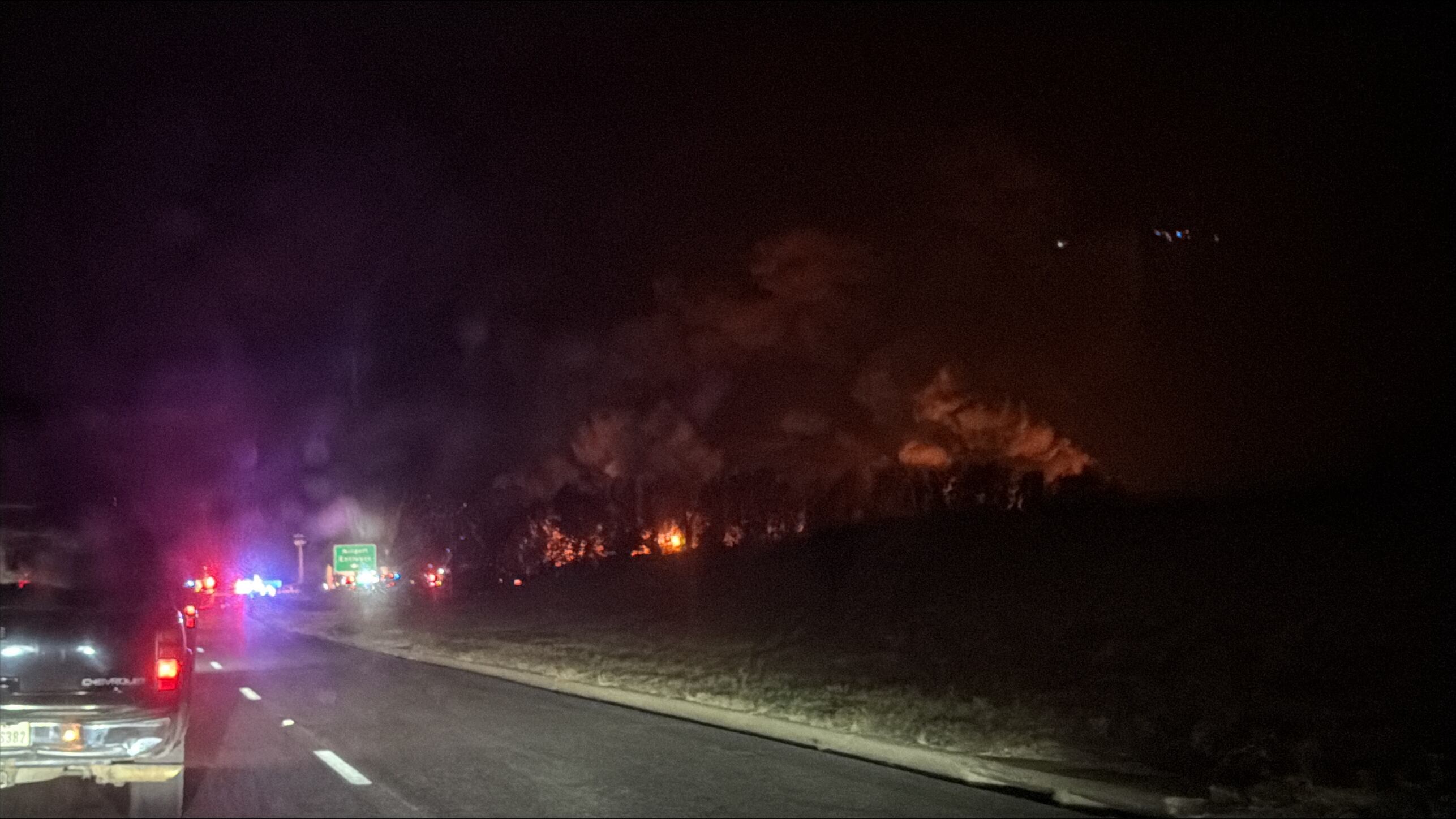 Industrial fire near airport prompts evacuation of Smith County Road 1151