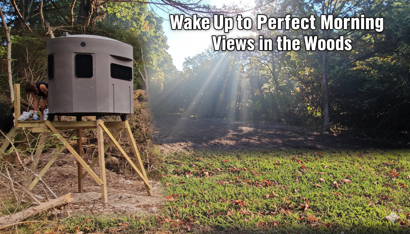 Wake Up to Perfect Morning Views in the Woods