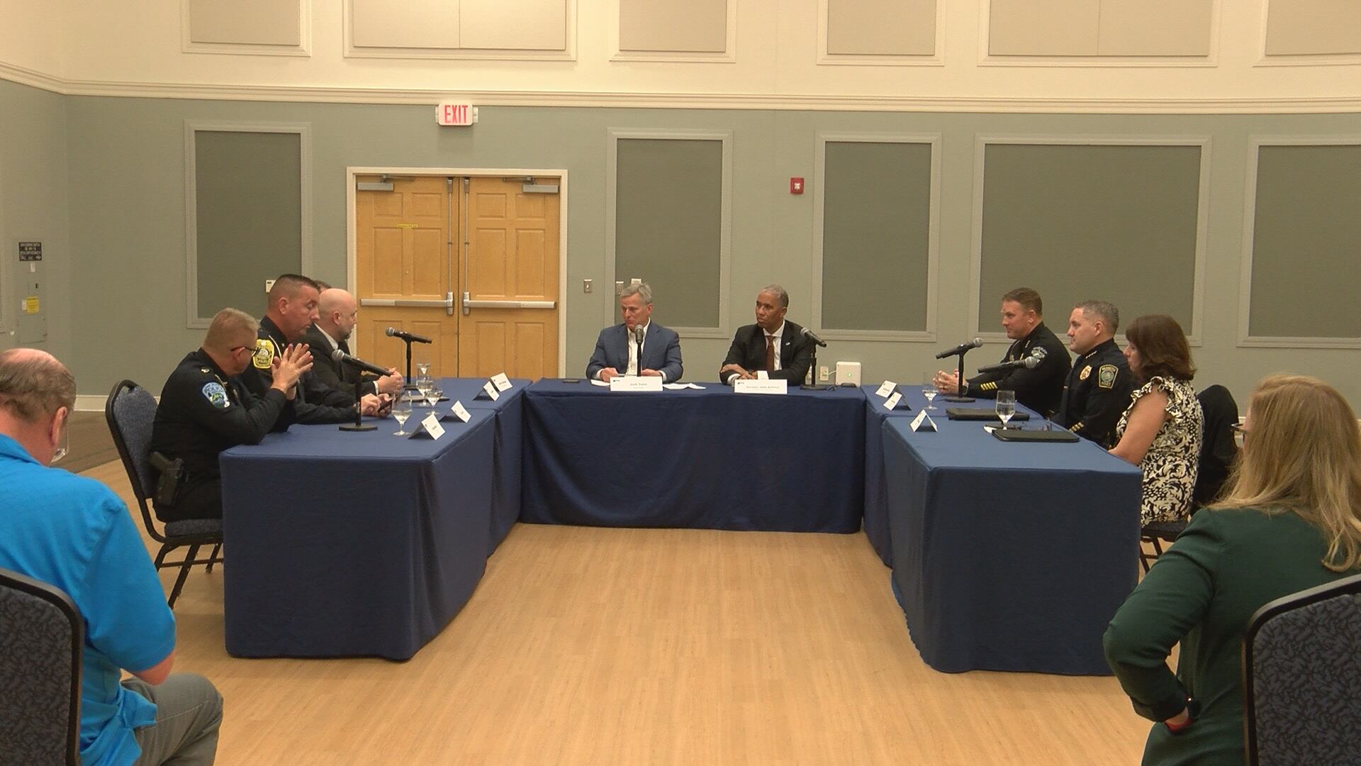 Gov. Stein meets with area law enforcement leaders in Wilmington