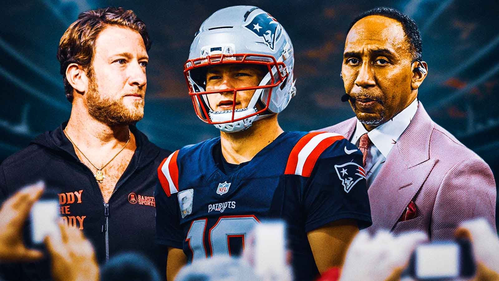 Dave Portnoy blasts Stephen A. Smith over Drake Maye ‘liar’ comments