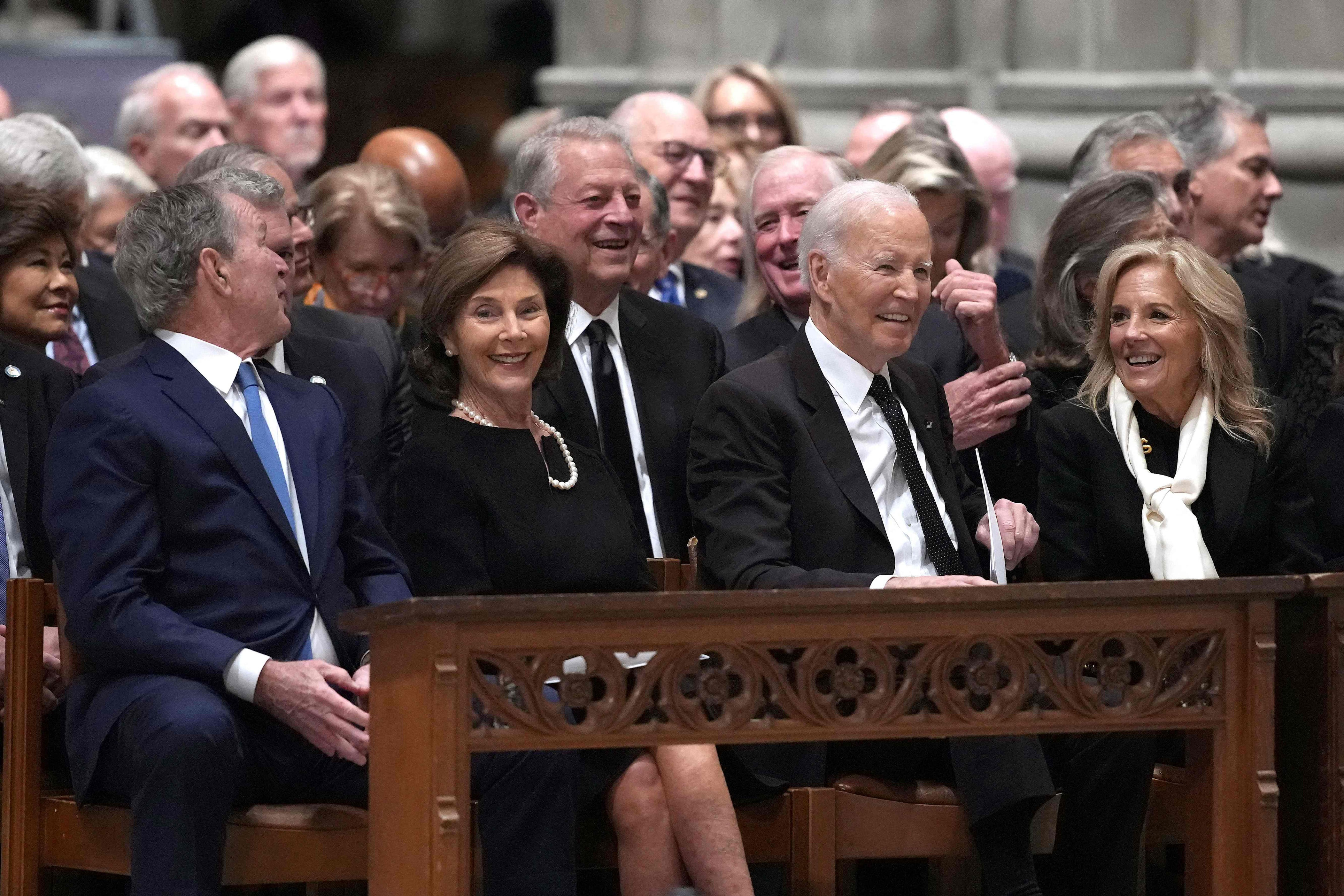 Bipartisan Figures Honor Cheney at Funeral; Trump, Vance Absent