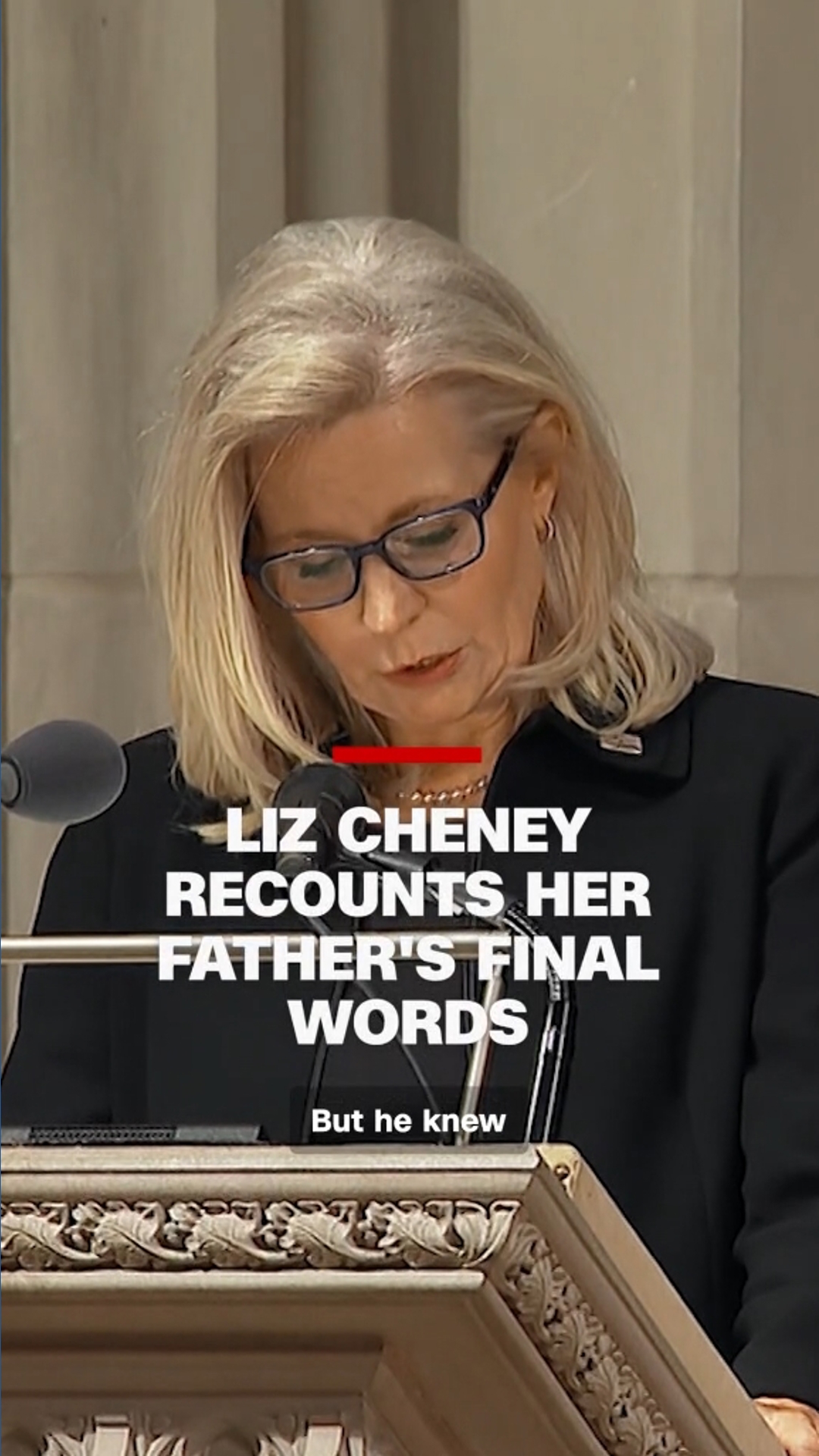 Liz Cheney recounts her father's final words