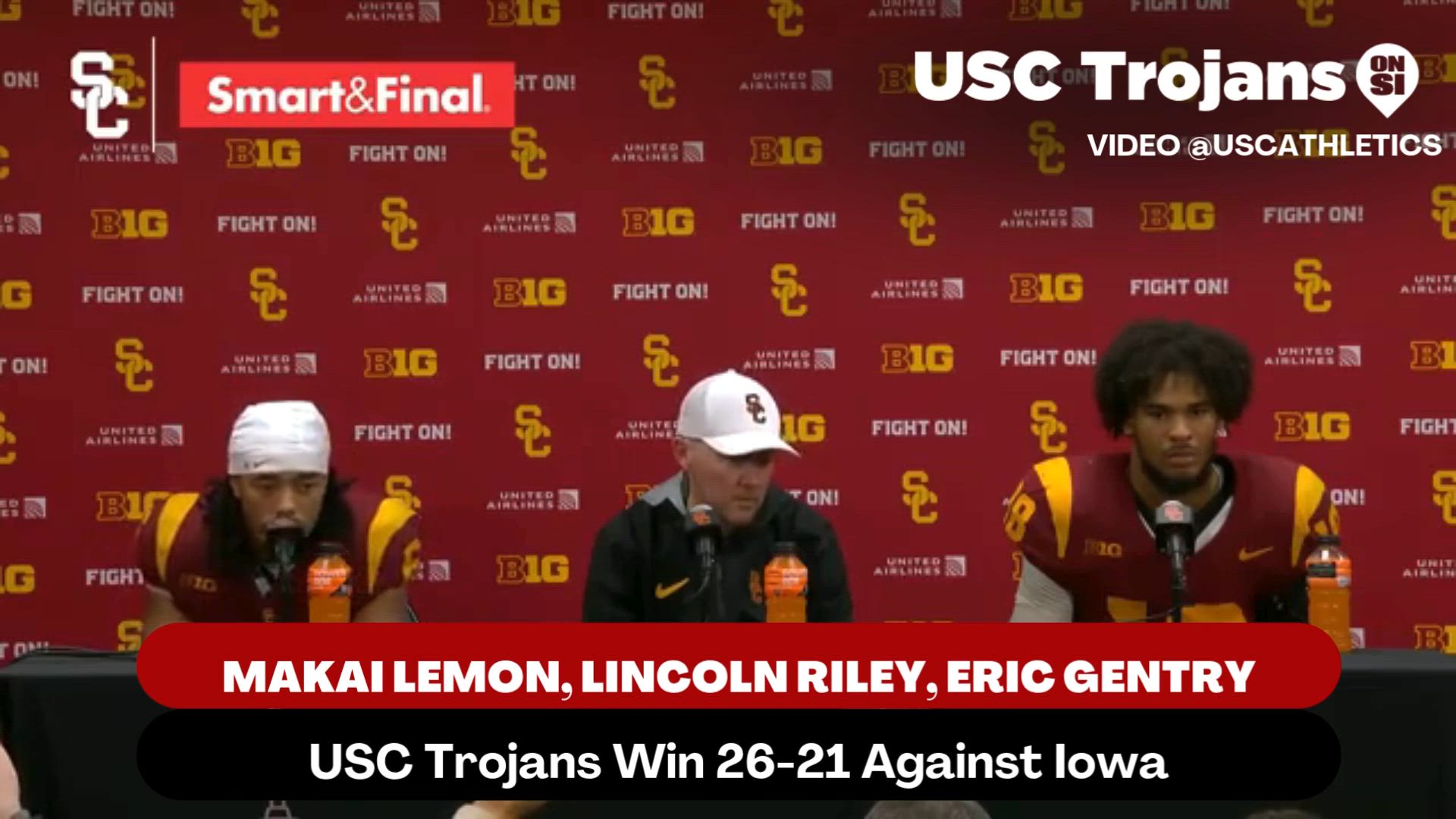 USC Trojans discuss the teams commitment against Iowa