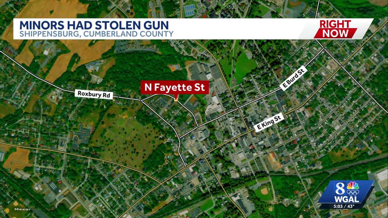 Shippensburg police recovered a stolen firearm from two juveniles ...