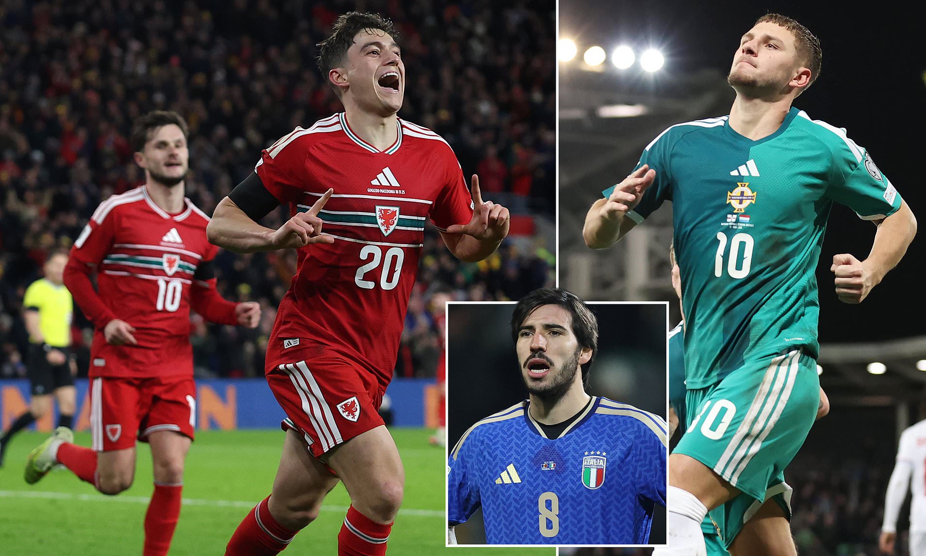 World Cup play-off draw: Wales and Northern Ireland on collision course ...
