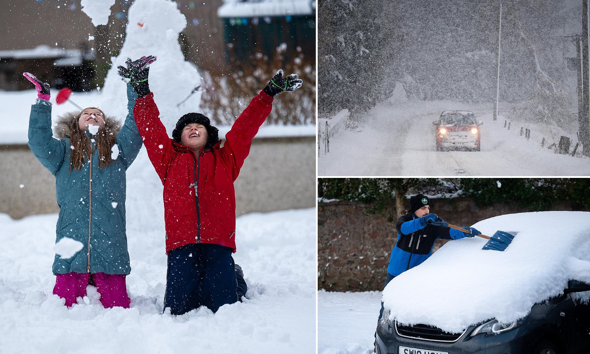 It's colder than Moscow! Heavy snow and ice sparks chaos and school ...
