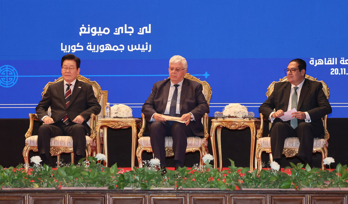 S. Korean President Lee at Cairo University