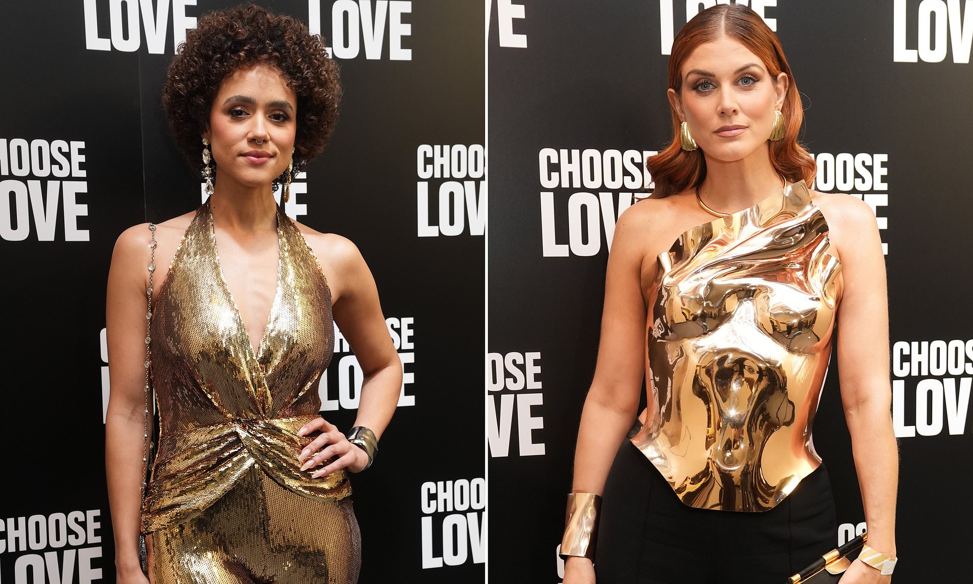Nathalie Emmanuel joins Ashley James on the red carpet at the Choose ...
