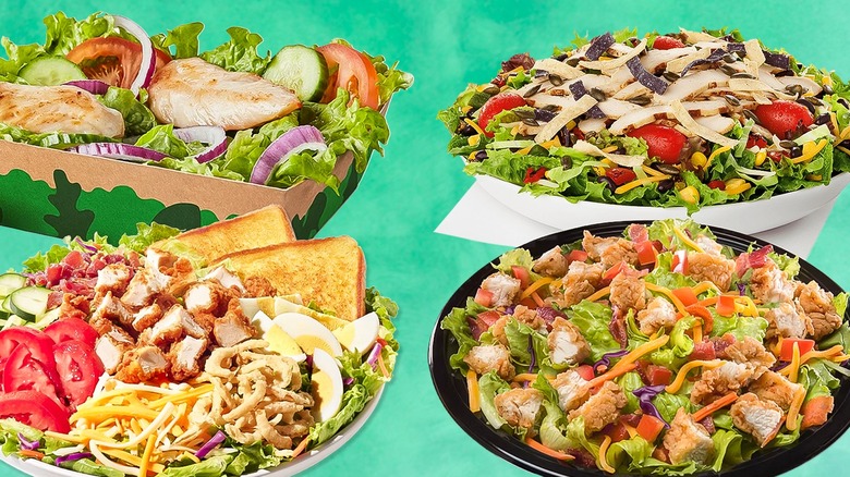 The Best (And Worst) Fast Food Chains For Salads, According To Customers