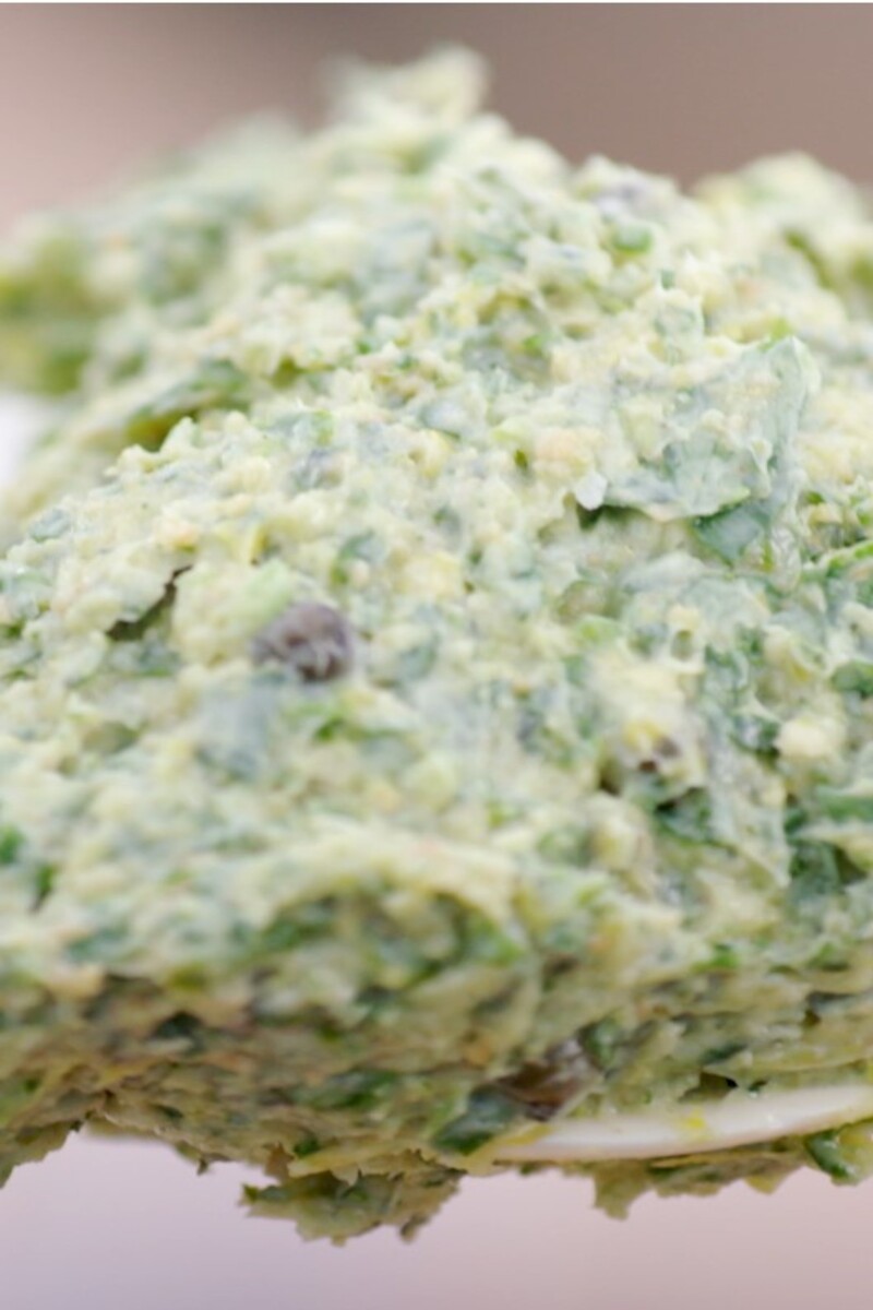 Green peppercorn herb butter, flavorful crumble for fish or chicken