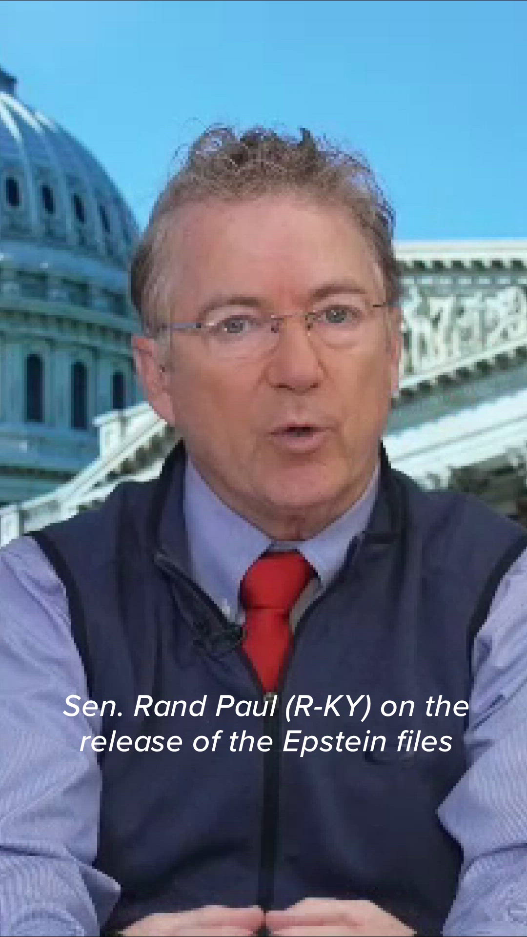 U.S. Sen. Rand Paul reacts to release of Epstein files