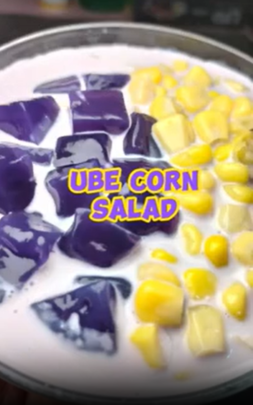 Ube and Corn Salad: A Classic Filipino Dessert Delight