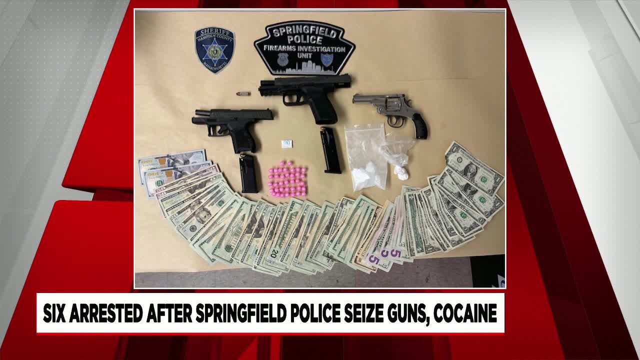 Springfield investigation nets 6 arrests, guns and drugs seized