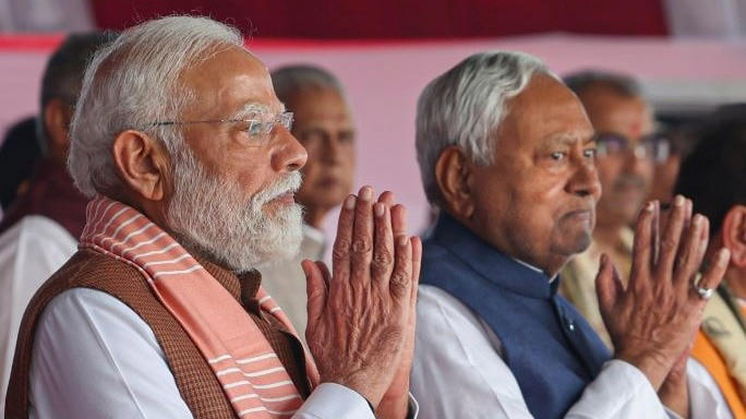 Gamcha, handshakes and hugs: Decoding PM Modi-Nitish Kumar Bihar reset