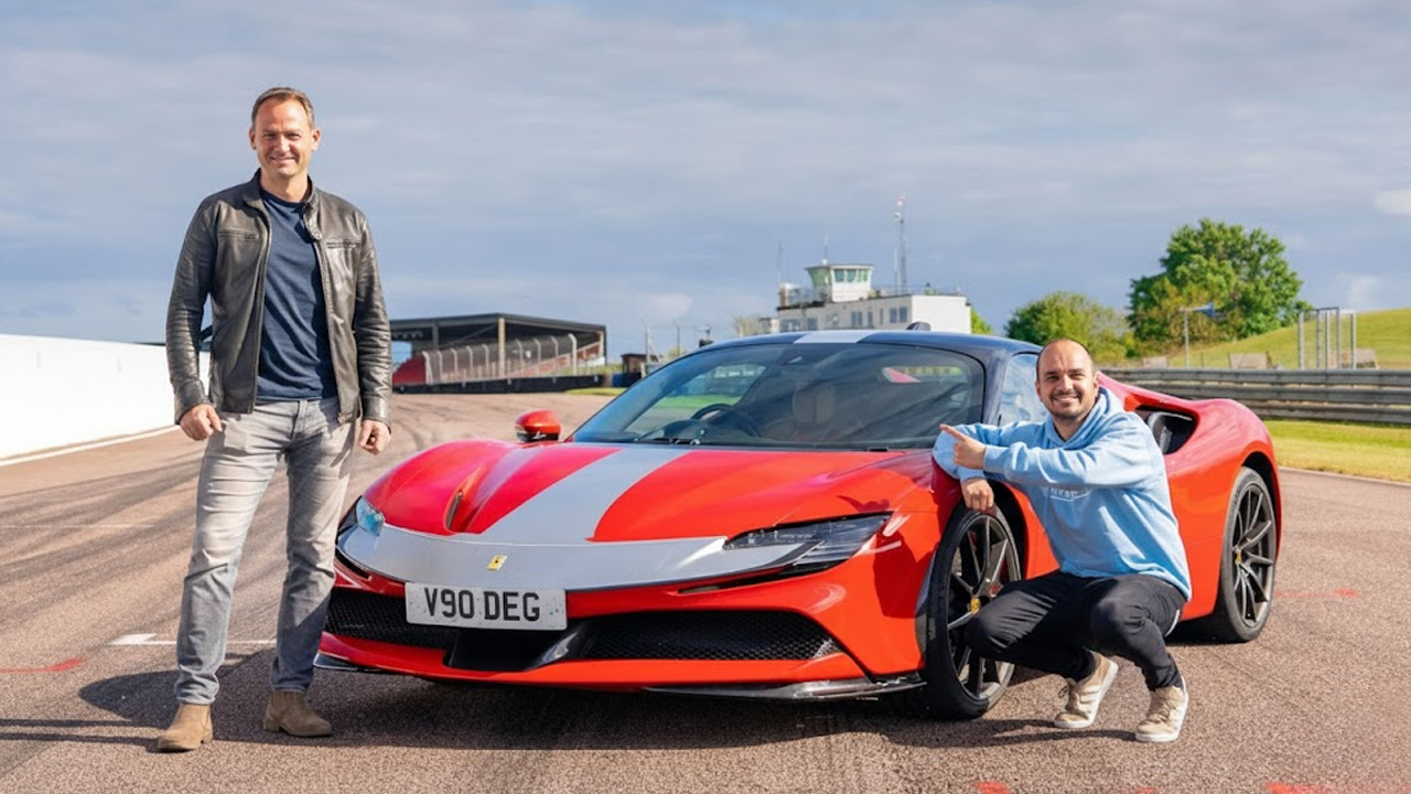 Ex Stig Drives the Ferrari SF90 Flat Out